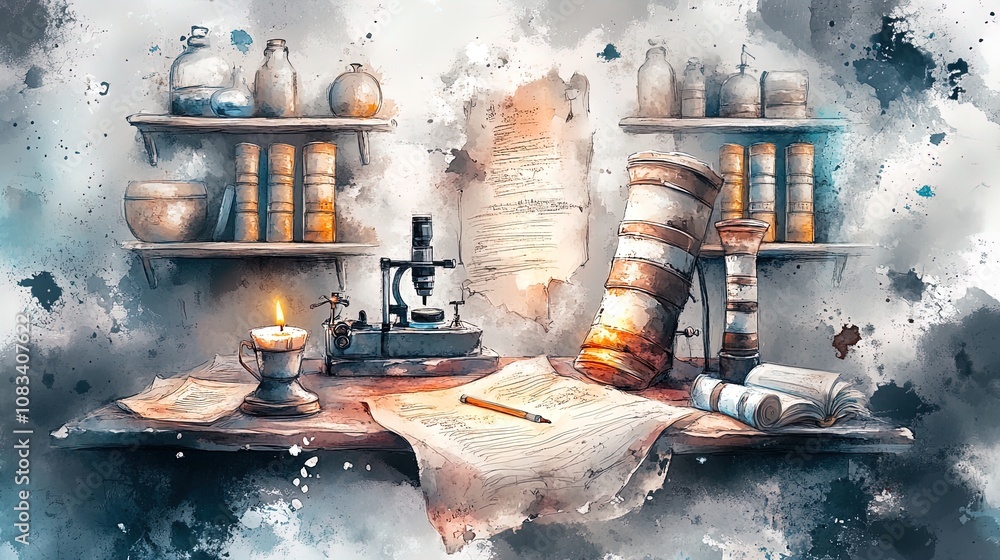 Discover the Enigmatic World of Science: A Captivating Poster Featuring ...