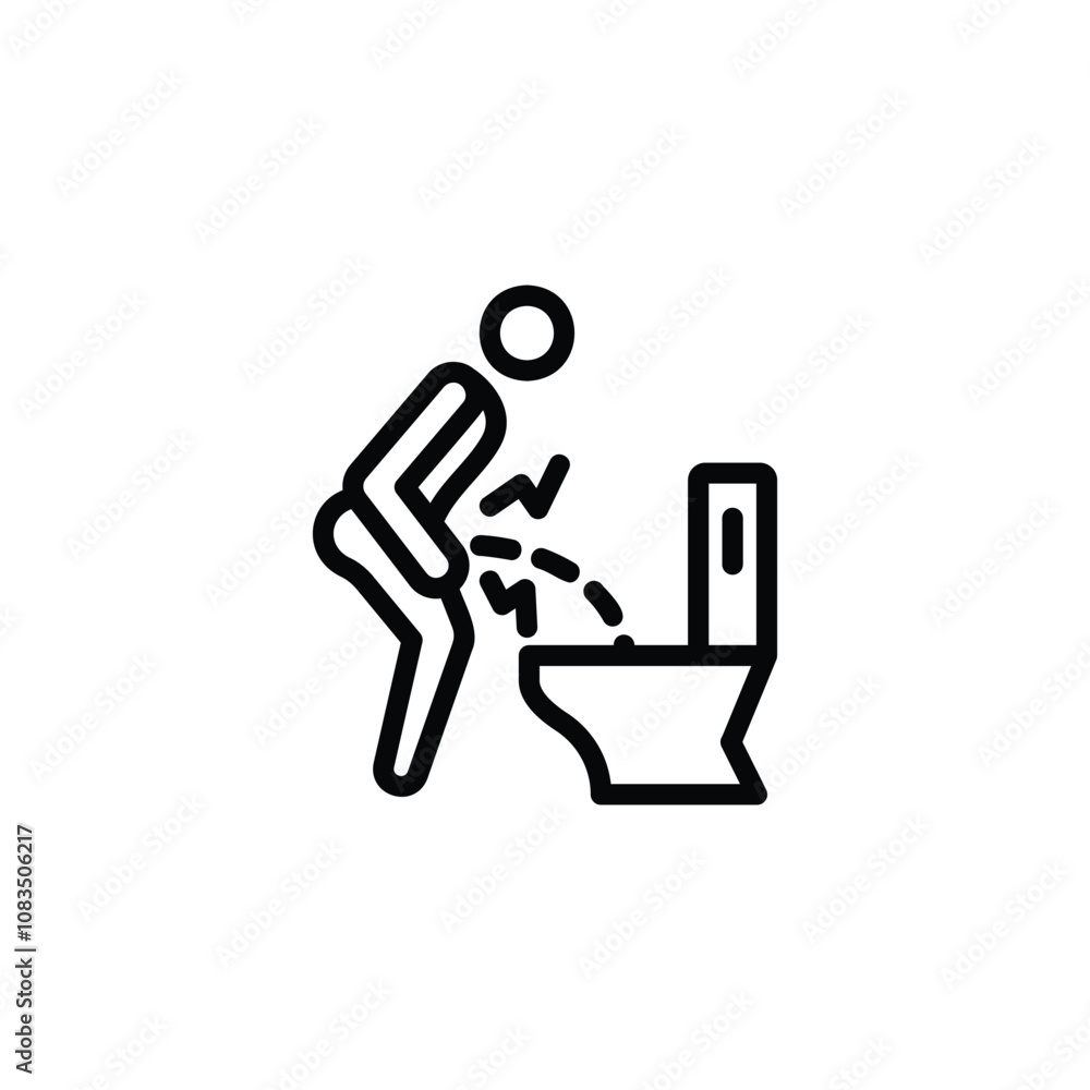 pee icon or logo design isolated sign symbol vector illustration. High ...