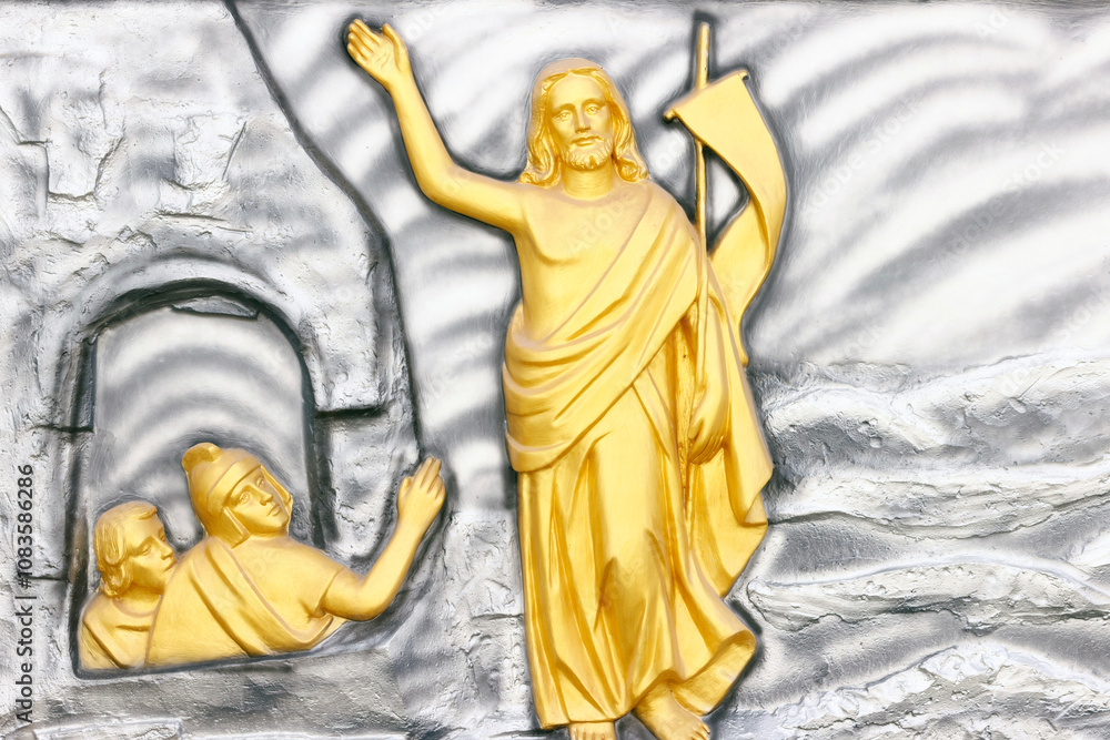 Poster The Resurrection - Jesus Christ rises from the dead . – Wall Art ...