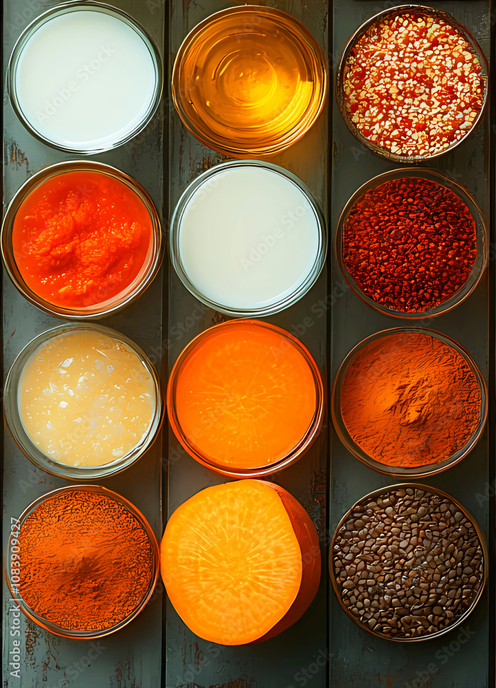 Food rich in vitamin A (retinol). Natural products containing vitamin A ...