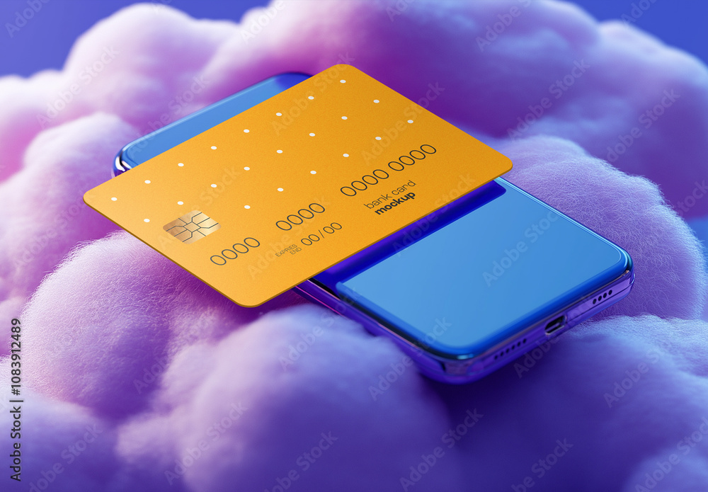 Realistic Bank Card Mockup – AI-Generated Design for Debit, and ...