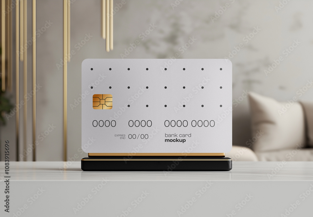 Realistic Bank Card Mockup – AI-Generated Design for Debit, and ...