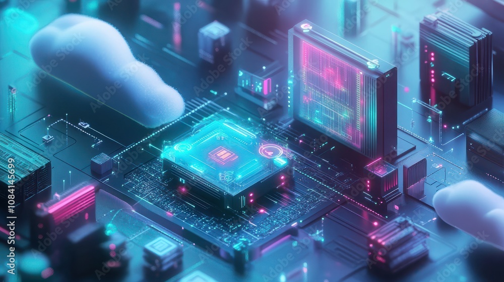 Visual representation of the SASE concept featuring digital security ...