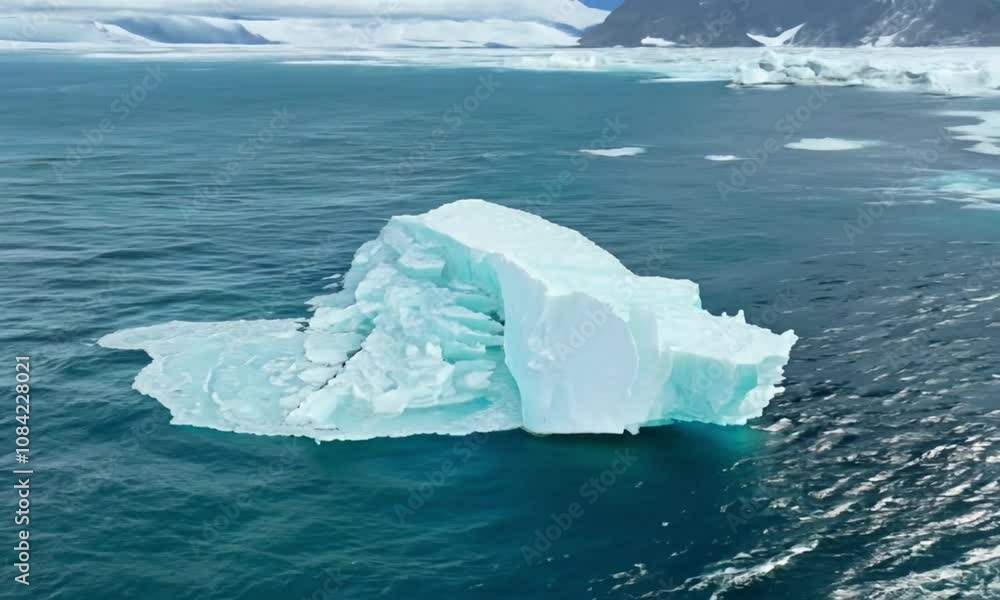 Spectacular Arctic Glacier Fractures with Thunderous Force as Colossal ...