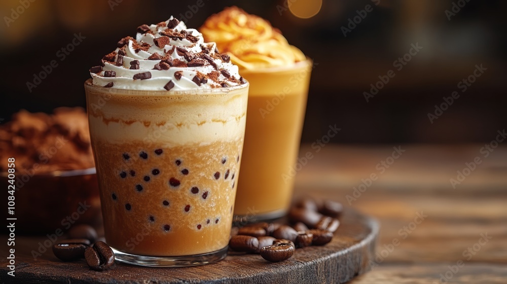 Coffee shop menu featuring seasonal drinks, limited edition flavors ...