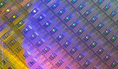 Silicon Wafers and Microcircuits of semiconductor material,used in ...