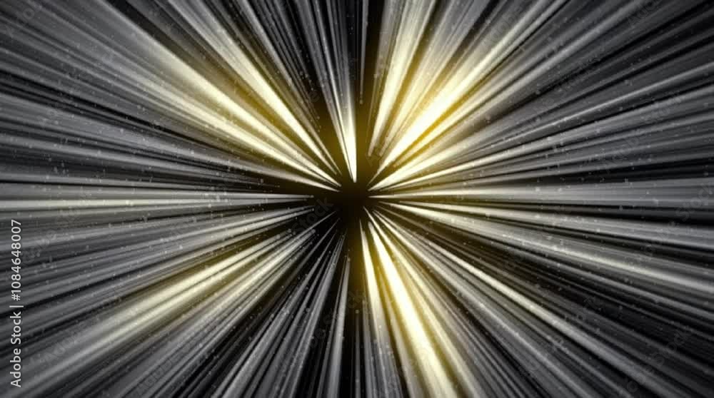 3D Circular Speed Lines in Gold Shiny Focus 4K Overlay Effect ...