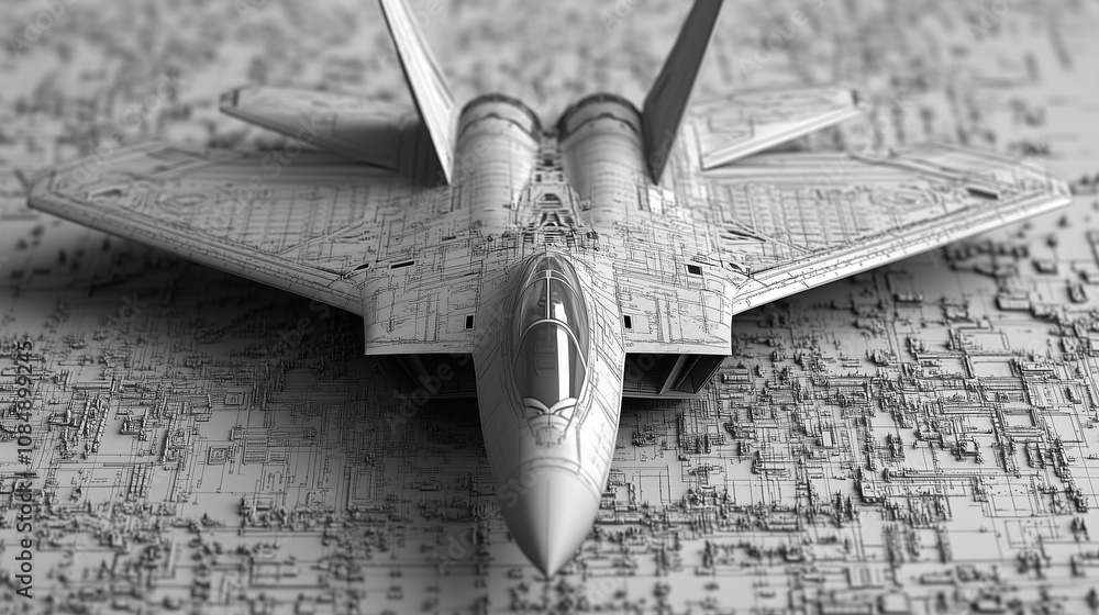 F-22 Raptor Stealth Fighter Jet: A close-up view of a F-22 Raptor ...