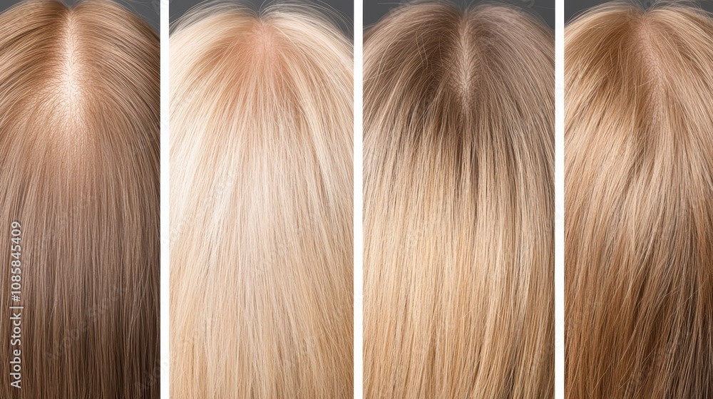 Extensive hair color chart, discover a spectrum of shades from natural ...