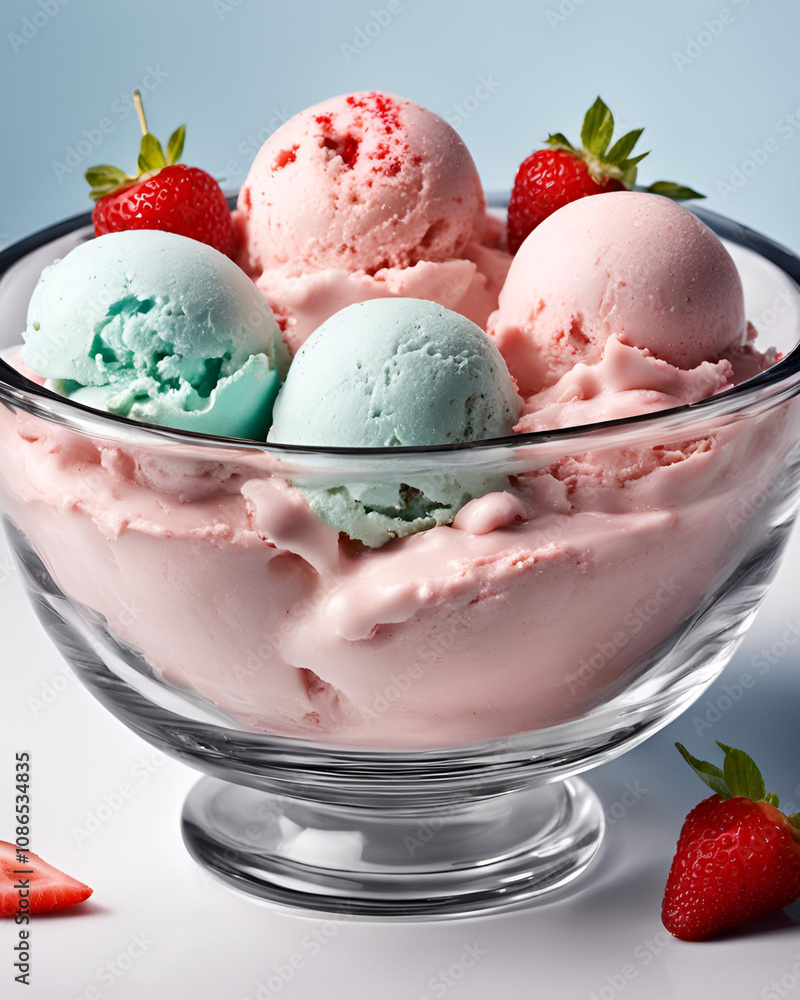 frozen treat photography, bright scoops, ice cream styling, fruity ice ...