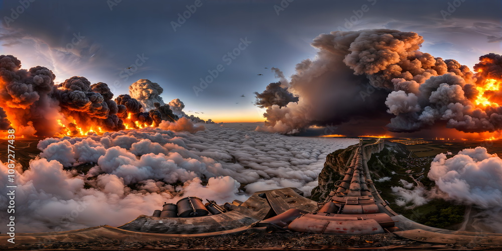 Full 360 degrees seamless spherical panorama HDRI equirectangular ...