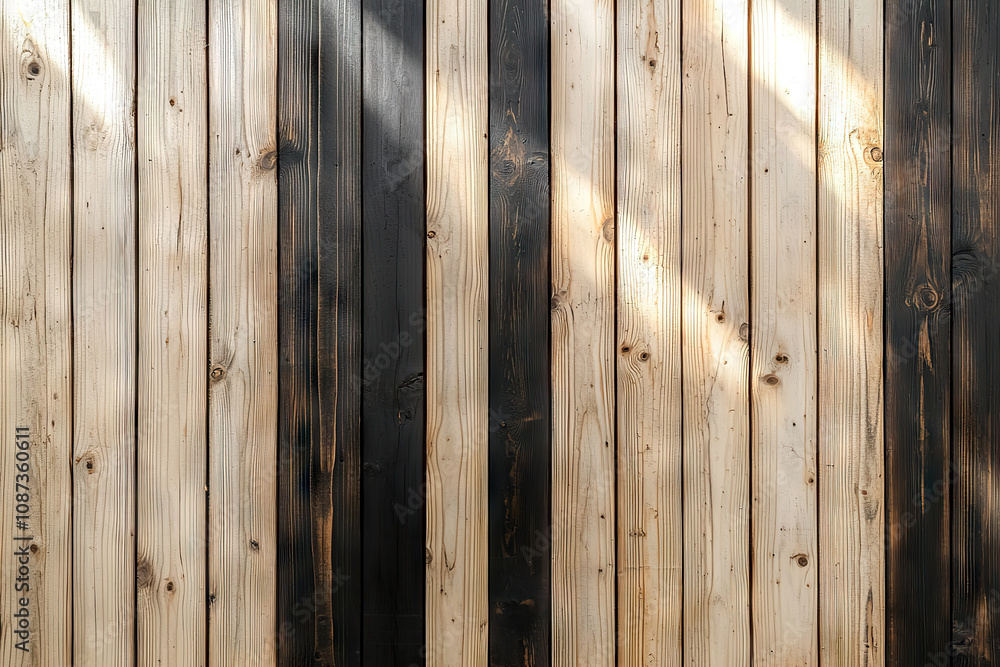 Wood plank texture background with alternating light and dark colors ...