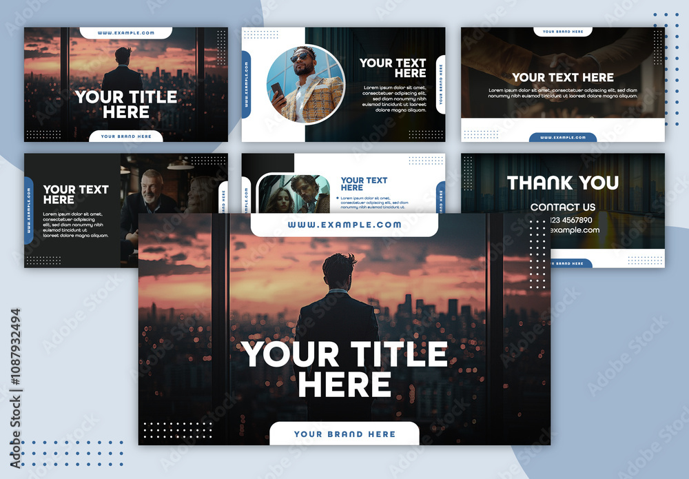 Modern Professional Business Presentation Slide Deck Template - Ai ...