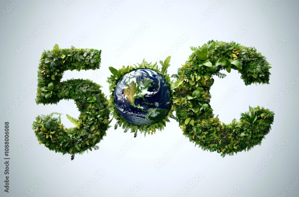 Symbol for Limiting Global Warming and Climate Change Goals: 1.5°C ...
