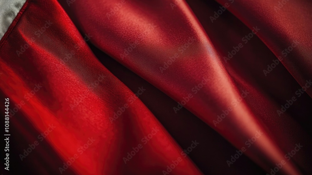 Close-Up Hyper-Realistic Photography of Chinese and American Flags ...