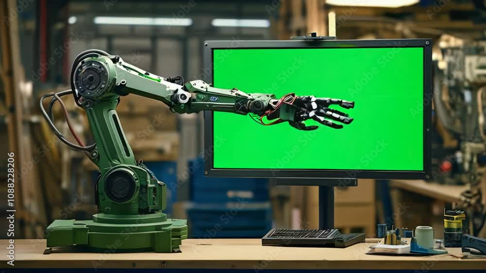 Top 10 Robotic Arm Green Screen Footage: High-Quality, Industrial Robot ...