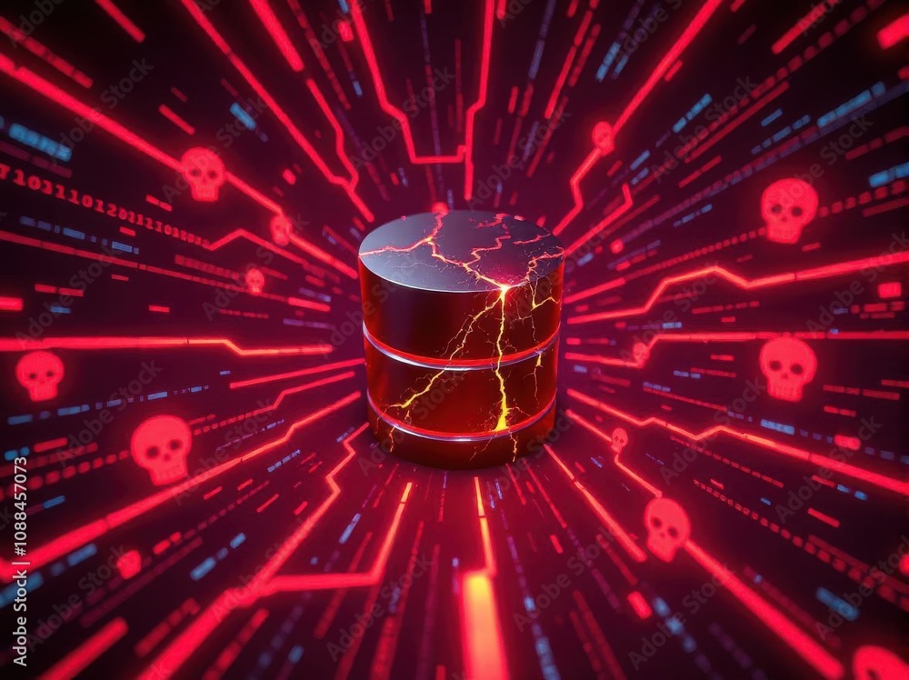 Visualize the risks of cyberattacks with this striking depiction of a ...