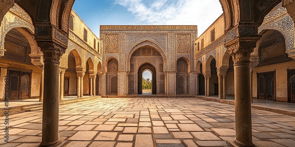 Foto de Madrasa architecture showcases unique features, with the ...