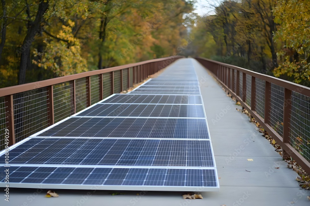 Pedestrian Bridge with Solar Panels – A Sustainable and Eco-Friendly ...