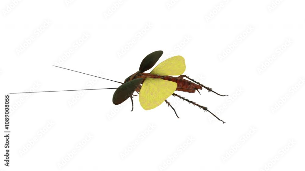 American Cockroach isolated on transparent background, Cockroach ...
