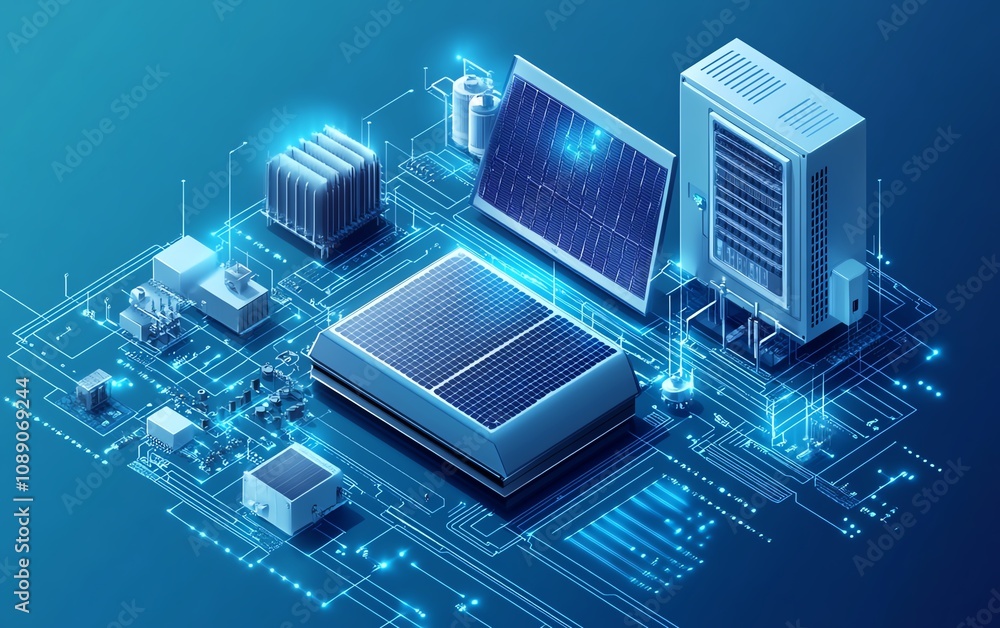 Solar cell equipment component, ongrid inverter system diagram ...