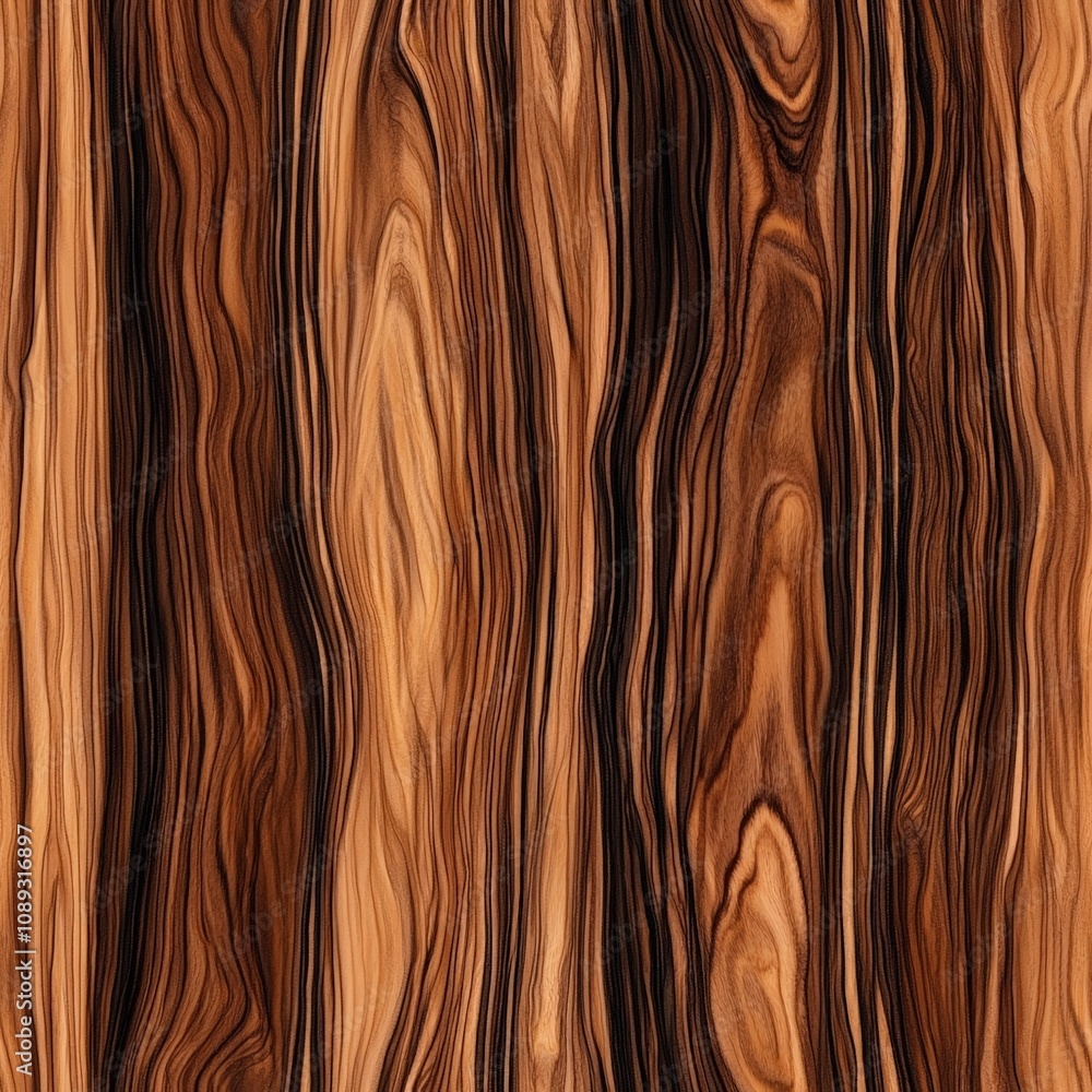 seamless background concept. A close-up view of rich, polished wood ...