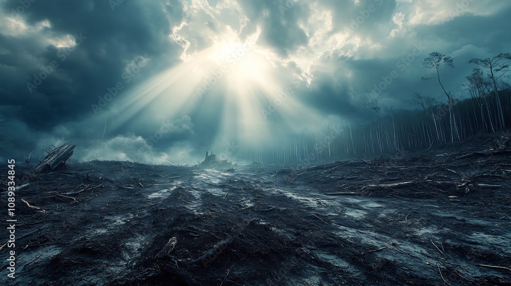 Photo & Art Print A dramatic and powerful documentary photograph ...