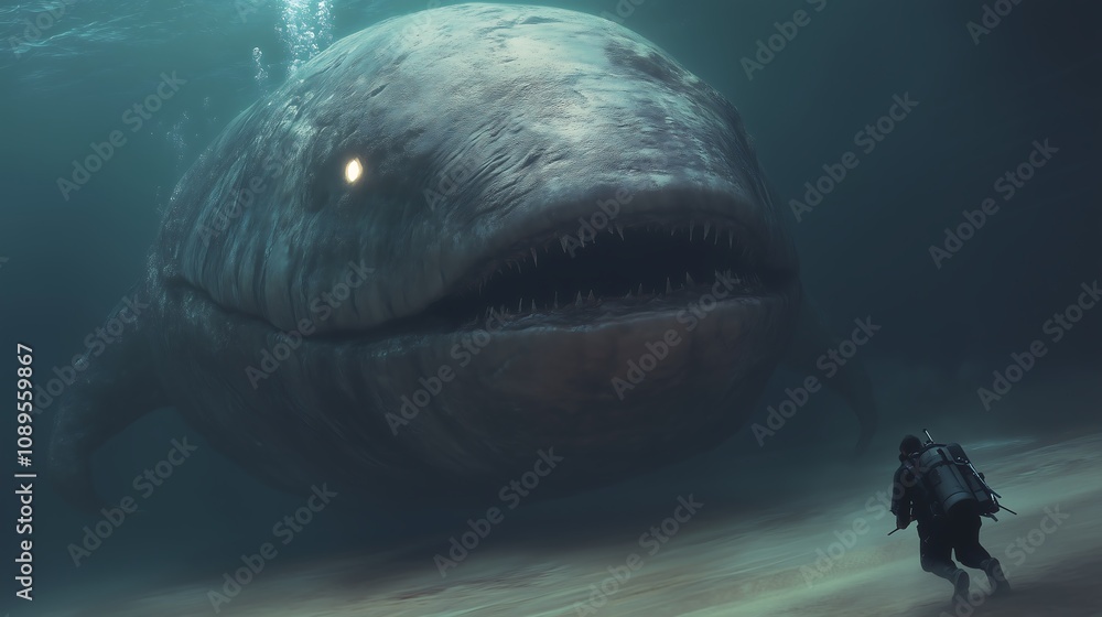 Eyes of Dread: The Diver's Terrifying Revelation at the Ocean's Floor ...