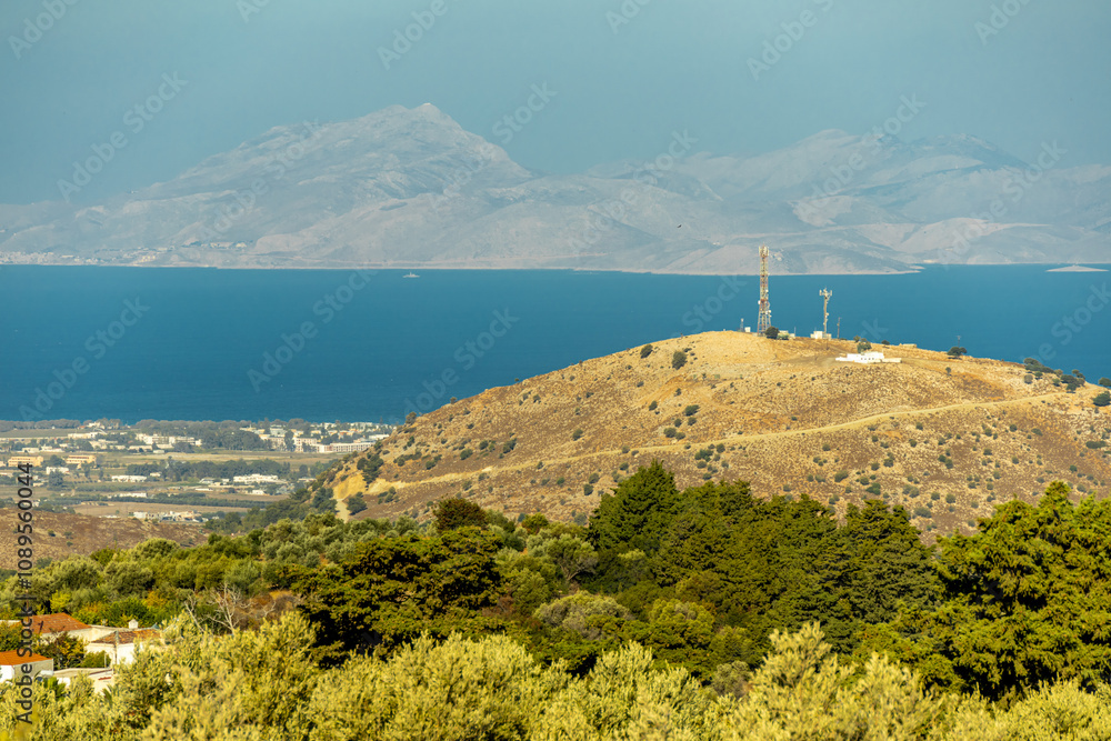 Wanderung auf den höchsten Punkt der griechischen Insel Kos in der Süd ...