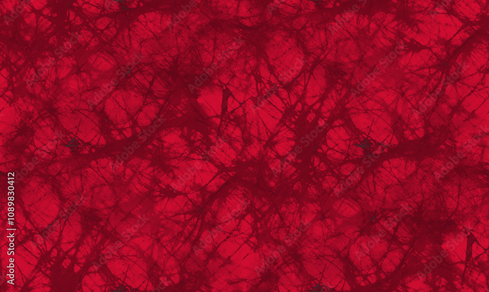 Red background with subtle veins pattern. Abstract motif like batik ...