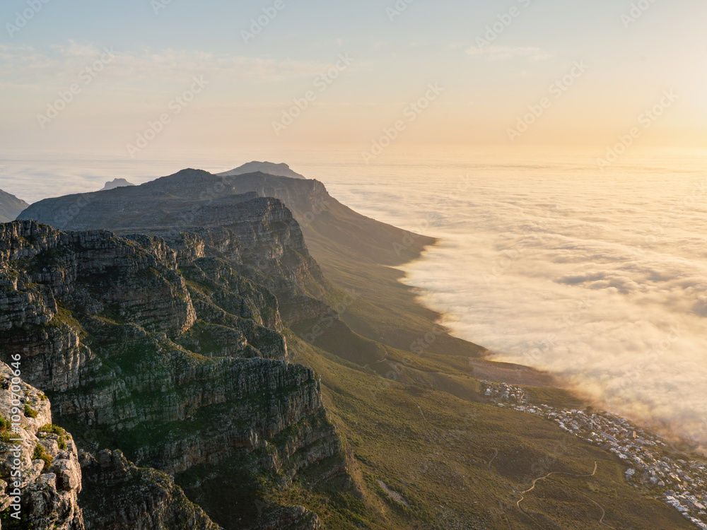 Sunset from Table Mountain Stock Photo | Adobe Stock