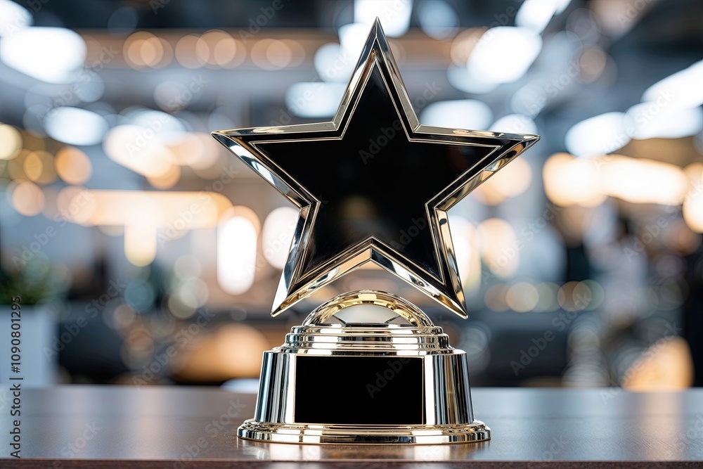 Shining Star Trophy for Awarding Recognition and Achievement Stock ...