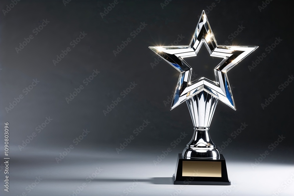Shining Star Trophy Design for Recognition and Achievement Awards Stock ...