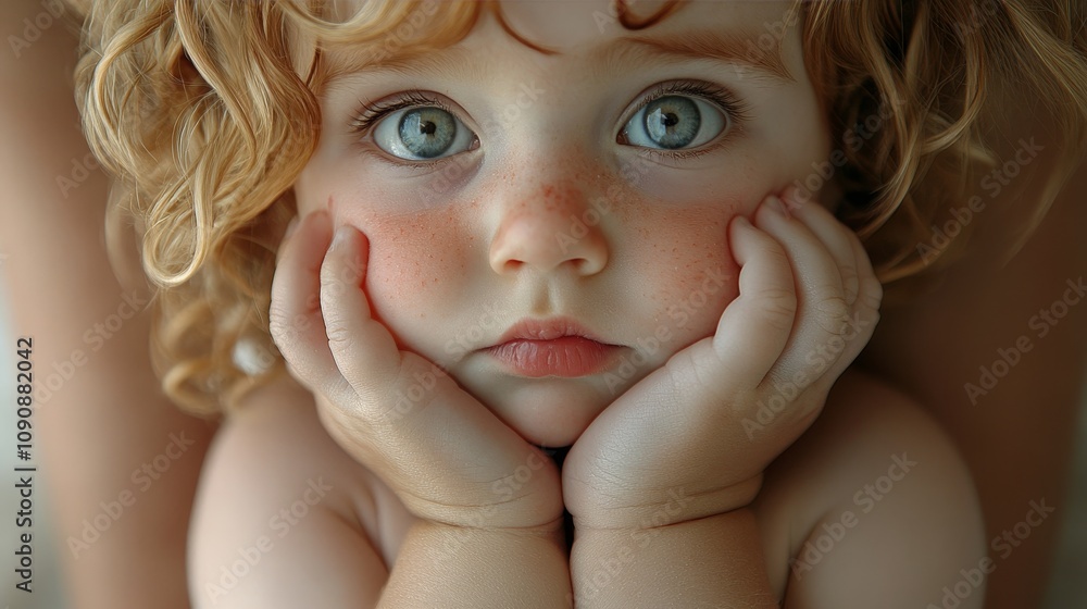 child's Face with Redness and Irritation Caused by Antibiotics Allergy ...