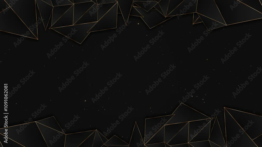Stage podium Lights opening glitter animation, spotlights luxury light ...