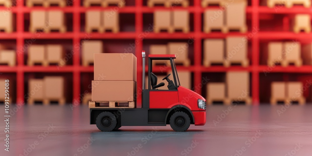 inventory management concept. Inventory and supply chain report with ...