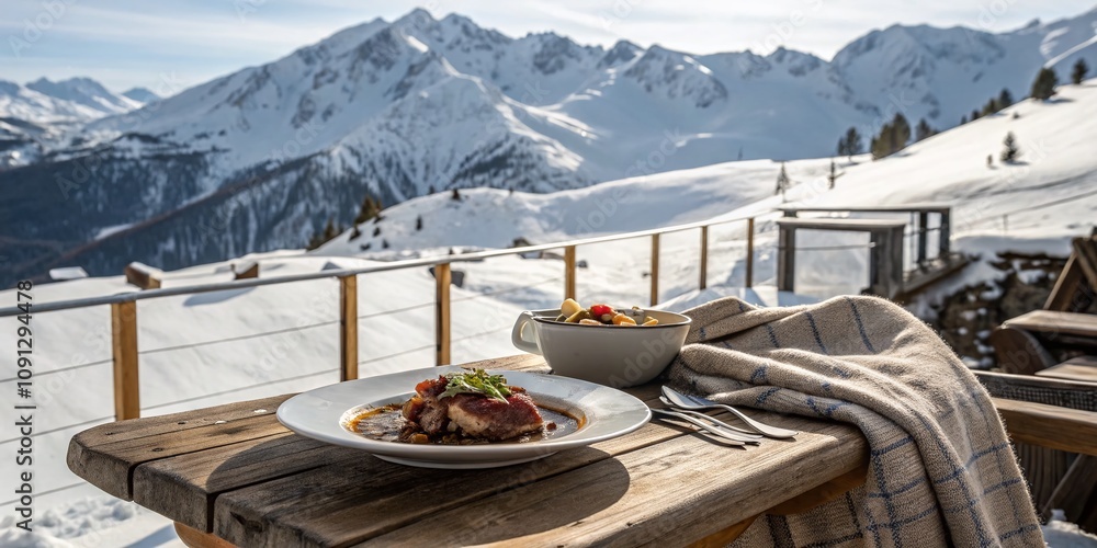 Breathtaking Views of Baqueira Ski Fields in the Pyrenees Mountains ...