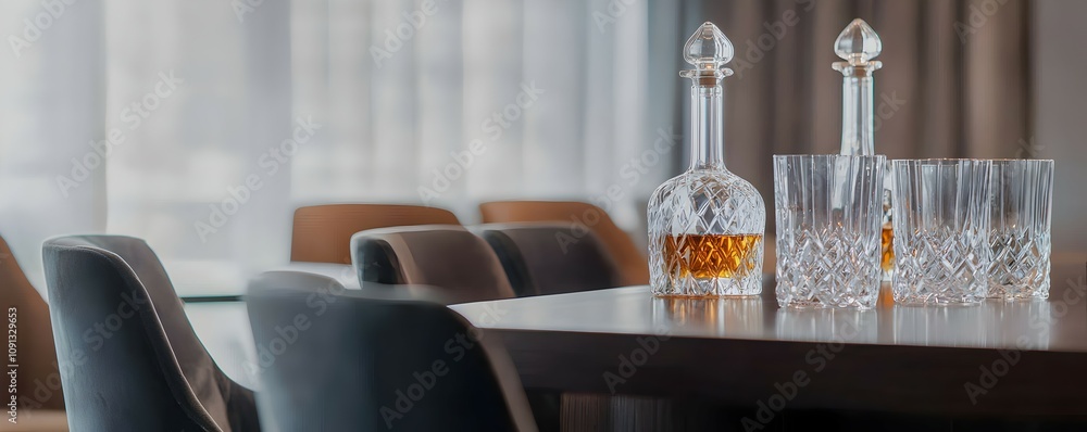 Luxurious VIP Lounge with Elegant Private Drink Setup - Intimate ...