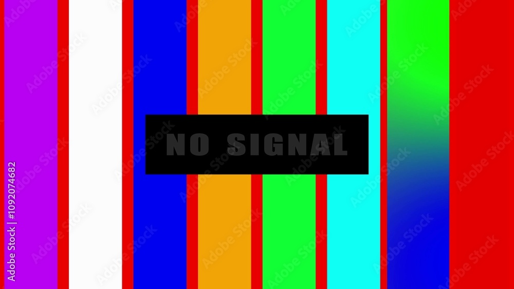 Tv noise - no signal. No Signal, Bad Tv Signal on the CRT Tv screen ...