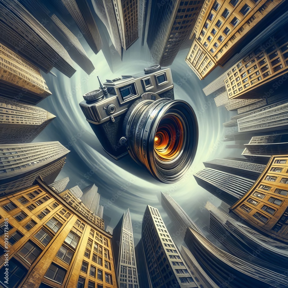 Dutch Angle Canted Angle Tilted camera creating a sense of uneas Stock ...