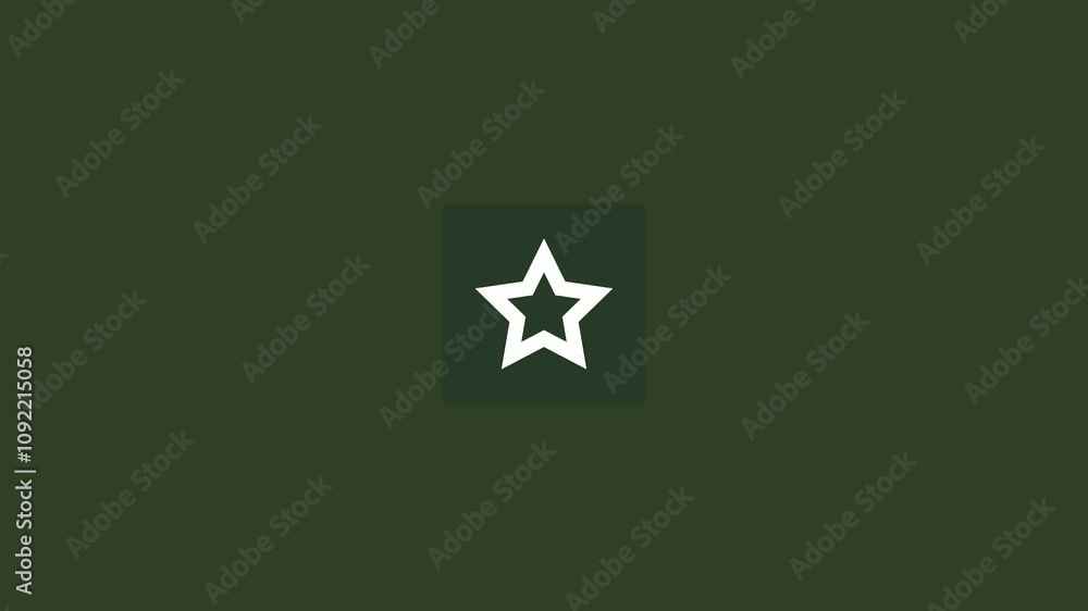 Vidéo Stock stars icon animation. Hand Drawn Stars animation featuring ...