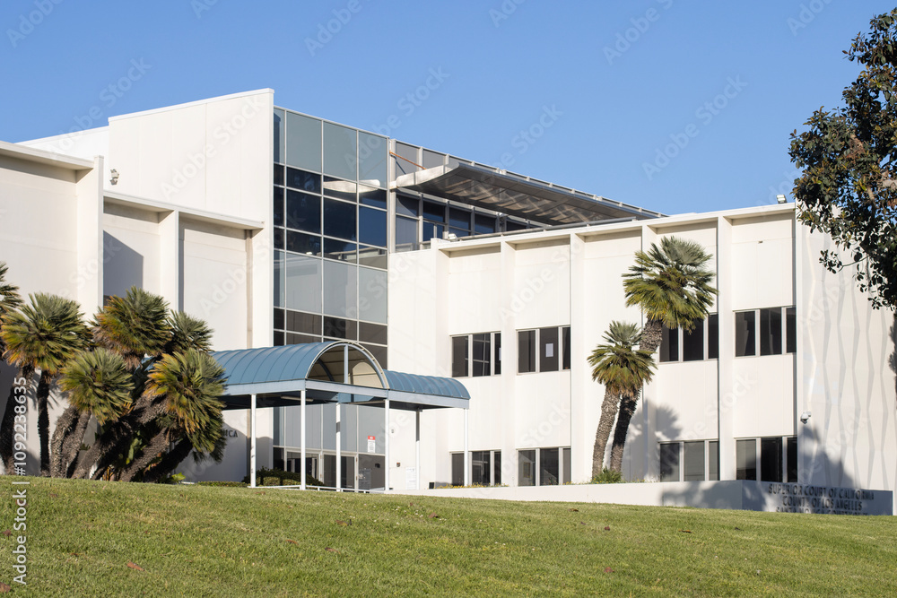 Santa Monica, CA, USA - May 12, 2022: Exterior view of the Santa Monica ...