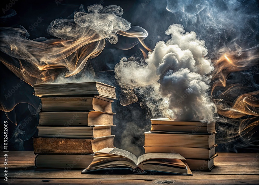 Artistic Transformation of Knowledge: Law Books Dissolving into Smoke ...