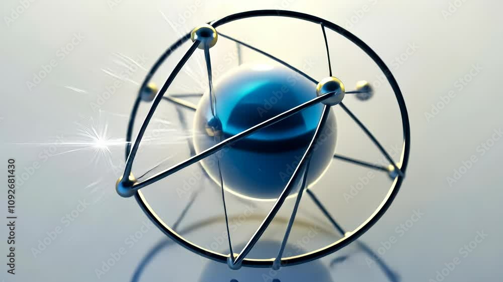 Atomic Structure Video Electrons Orbiting Nucleus Their Energy Levels