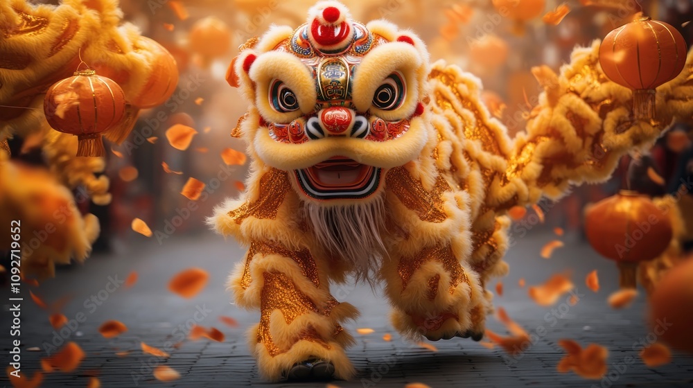 Spectacular Lion Dance Leads Vibrant Zodiac Parade Chinese New Year ...