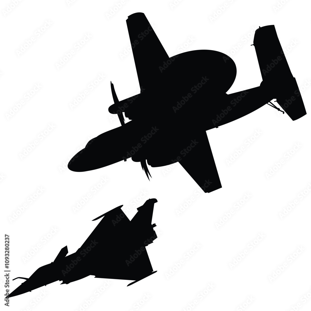 f-22 raptor fighter jet. side and front view. usa air force and army ...