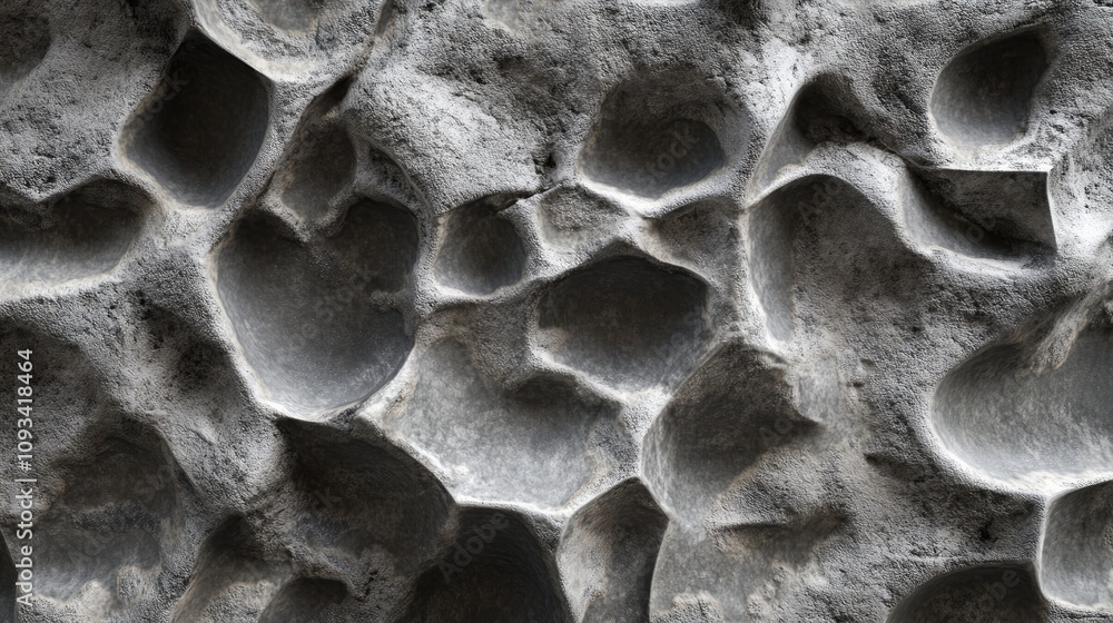 Gray sandblasted concrete texture featuring a stone-like, rugged ...