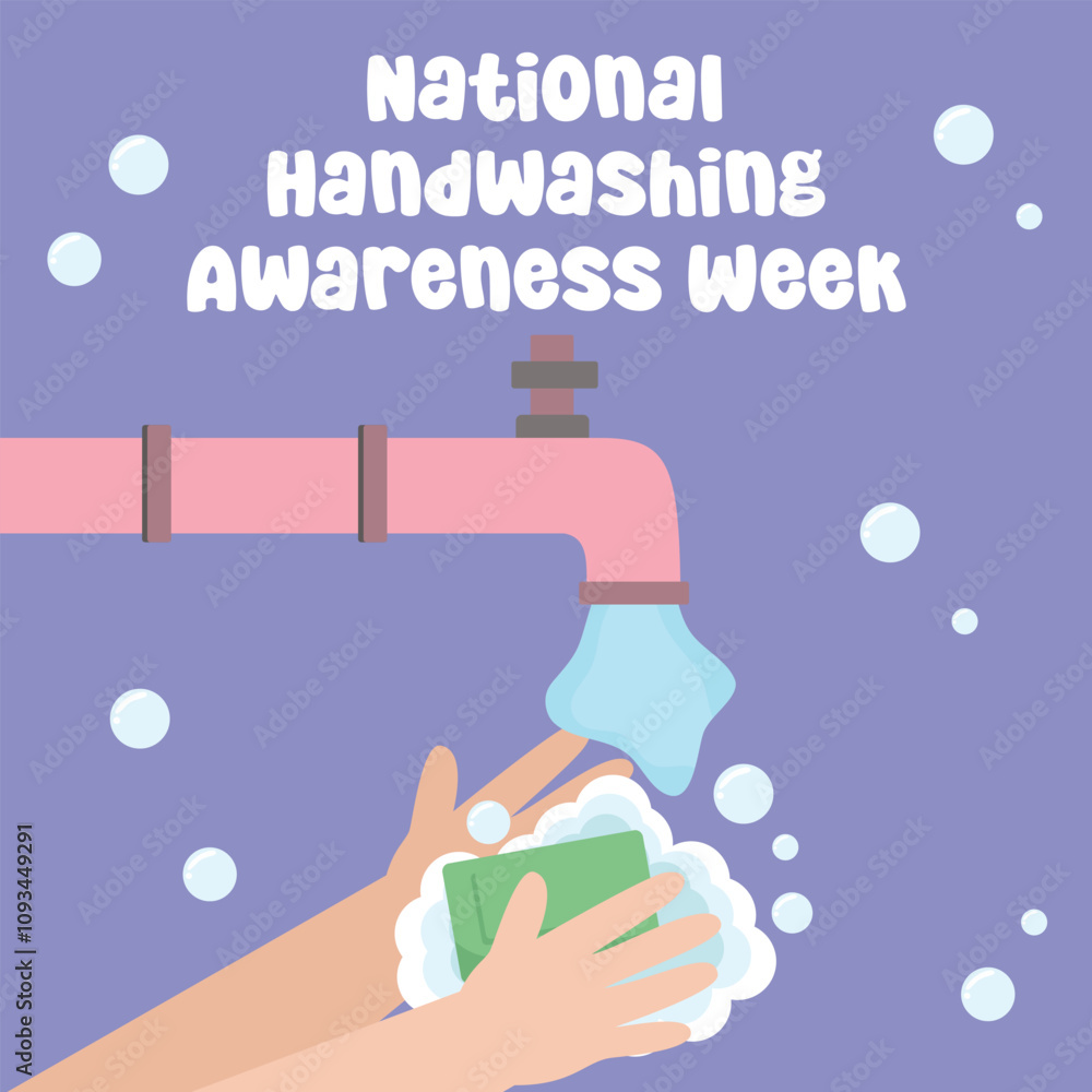 National handwashing awareness week design illustration. Suitable for ...