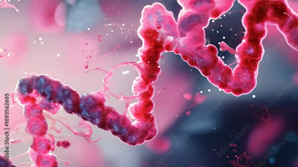 A digital Video depicting the process of gene editing with a double ...