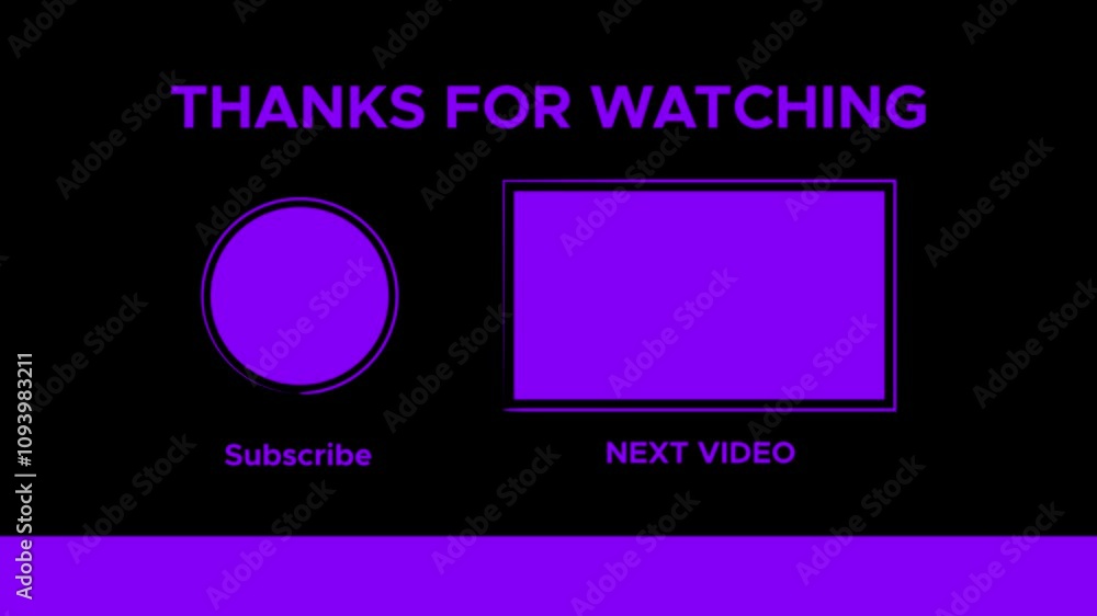 Dynamic YouTube End Screen Animation,Engaging YouTube Outro Animation for Creators,Creative End ...